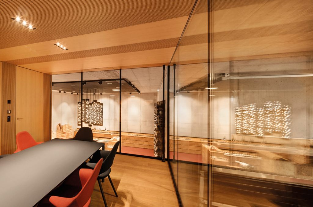 Sicherheitsglas in Innenräumen